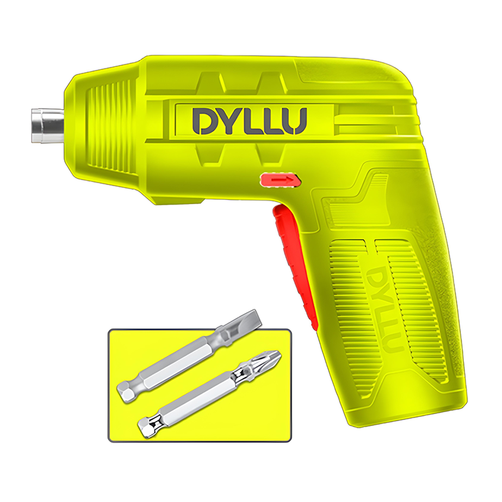 ATORNILLADOR INALAMBRICO 4V 4NM INCLUYE DOS PUNTA TALADRO DYLLU ...